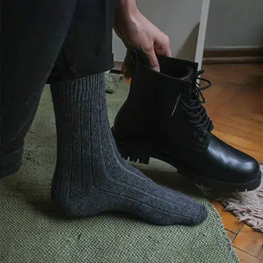 Men's Boot Socks -High Quality Merino, Cotton, Alpaca -GoWith